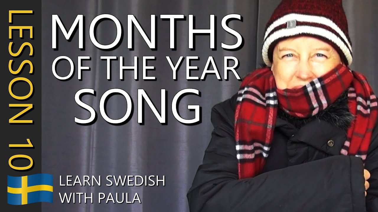 How to say the months in Swedish - with a beat! (Lesson 10) - YouTube