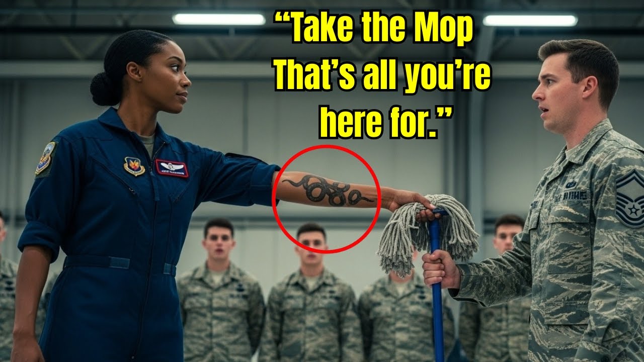 Sergeant Gives Black Woman a Mop — Then Goes Pale as She Opens the ...