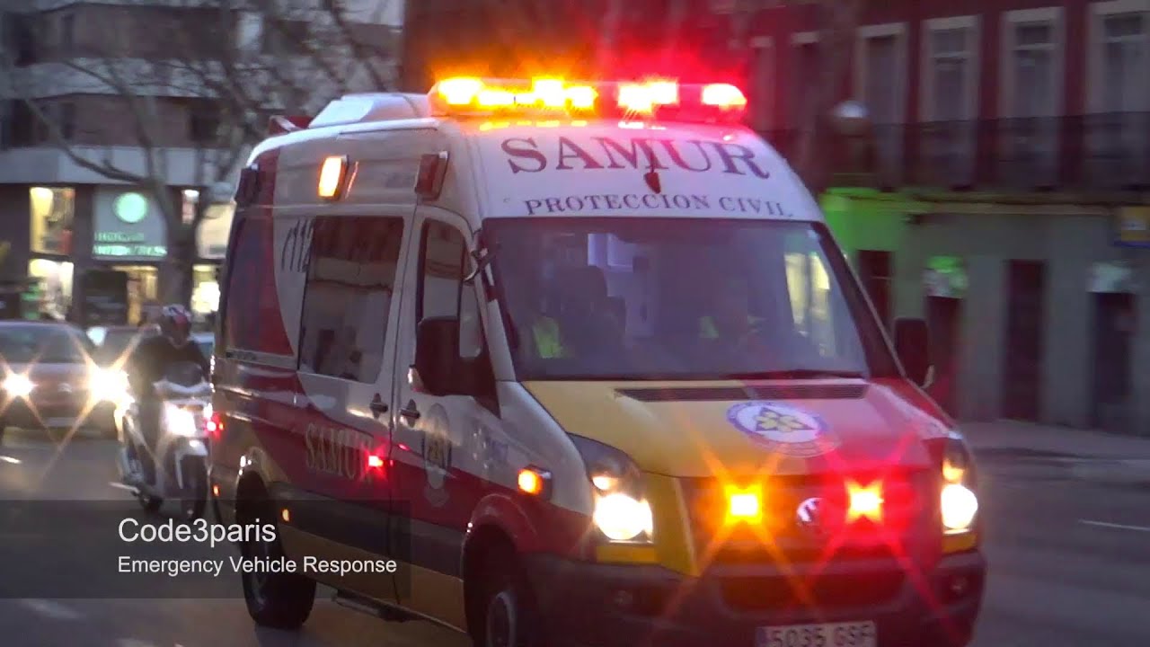 Proteccion Civil SAMUR Madrid // Ambulance Civil Protection Spain - YouTube