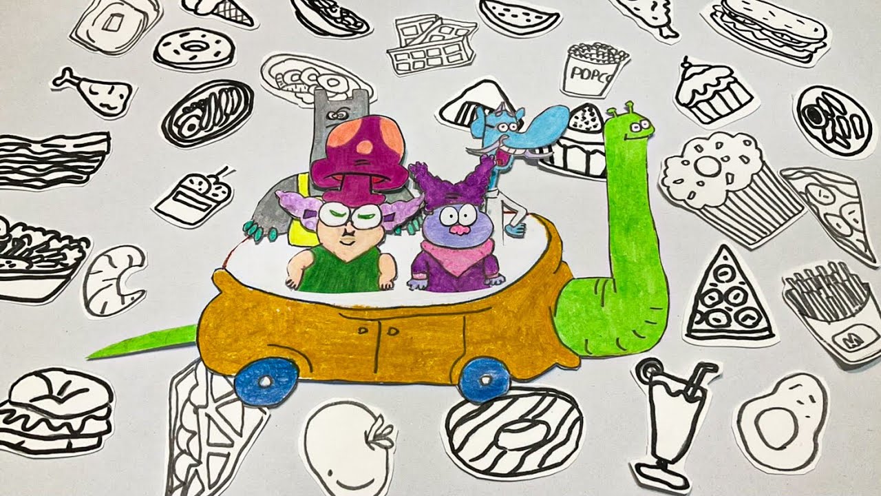 24 hours with Chowder ︎🥞🥓🍱🥧𓍯 | stop motion - YouTube