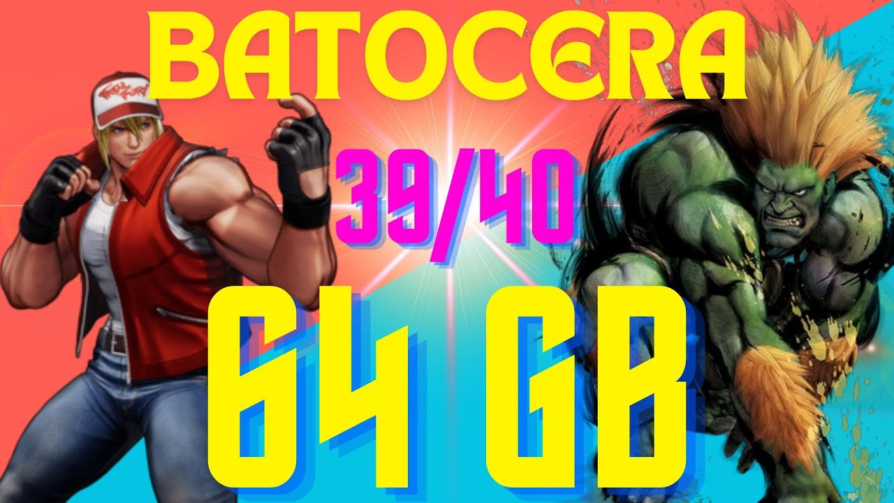 Batocera v.39/40 para PC x64 64 Gigas by Cauazito ... - YouTube