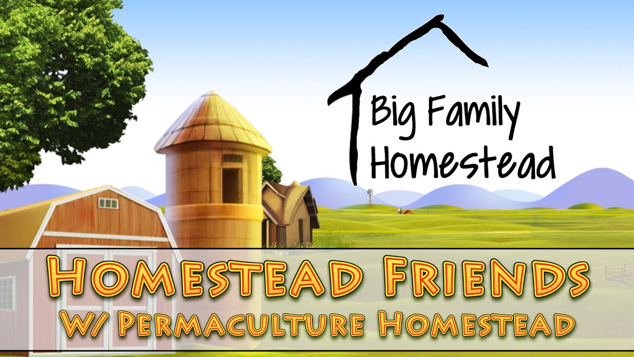 Big Family Homestead with Permaculture Homestead - YouTube