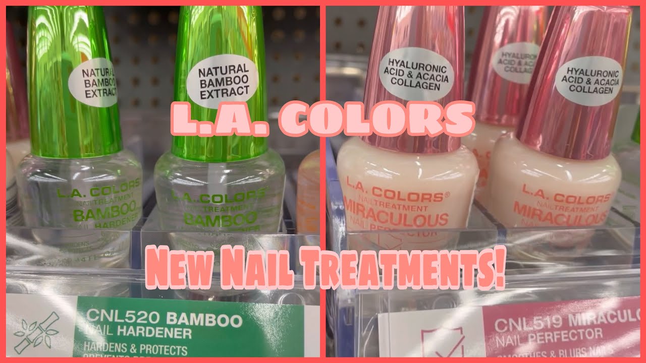 NEW L.A. Colors NAIL TREATMENTS at CVS - YouTube