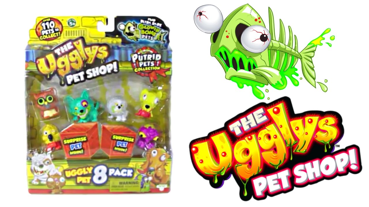 The UGGLYS PET SHOP! - Uggly Pet 8 Pack - with SURPRISE PETS INSIDE ...
