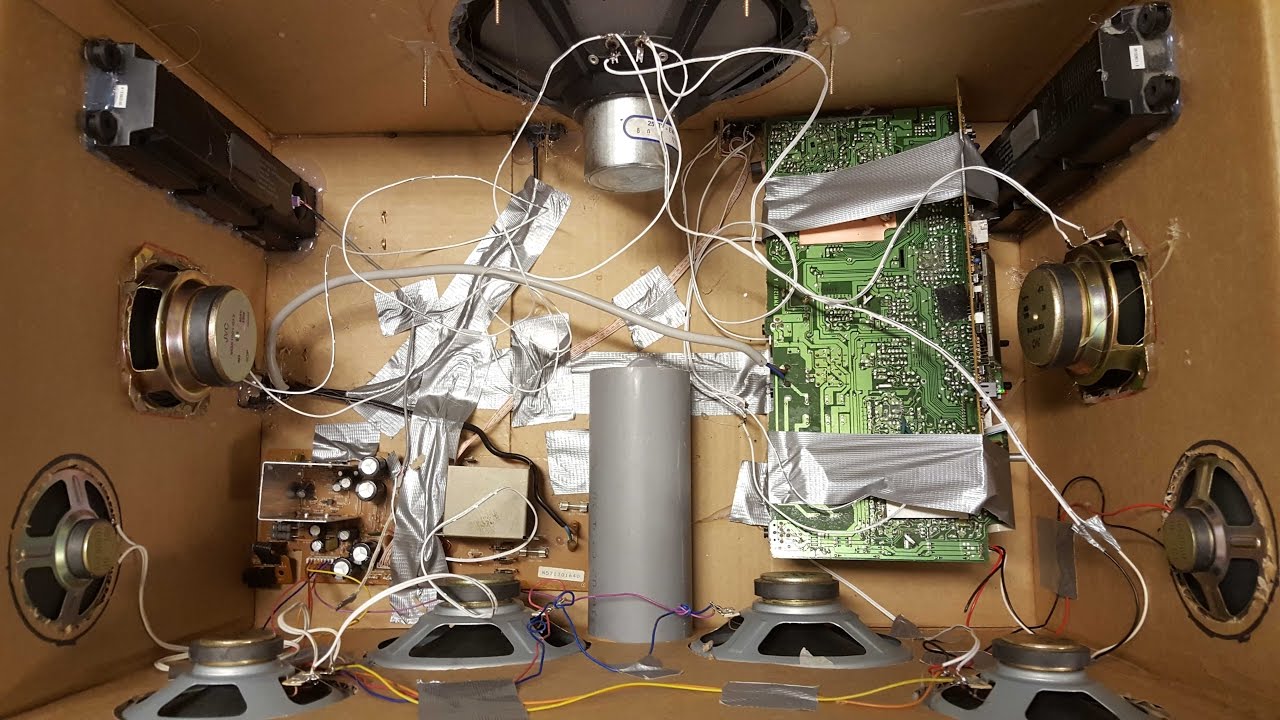 Ultimate Cheap Boombox From Cardboard (V2) - YouTube