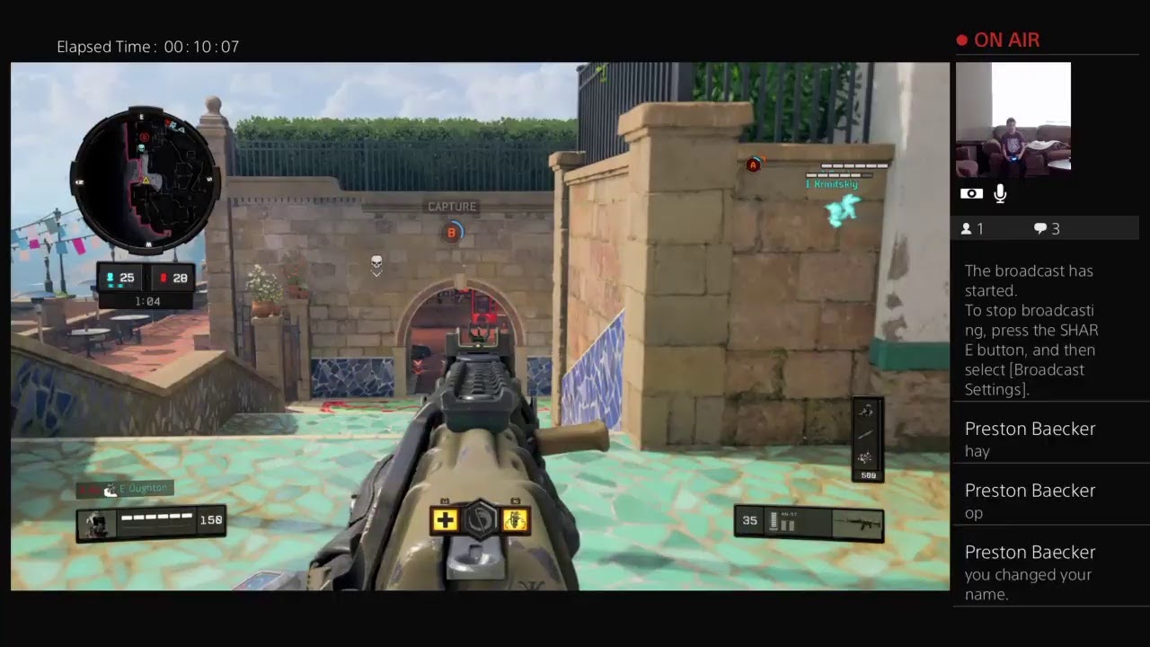 I played Call of duty for preston - YouTube