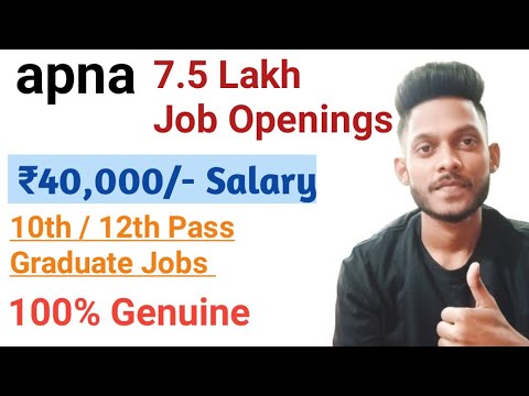 Apna Job App | work From Home jobs | Online jobs At home | Data Entry ...