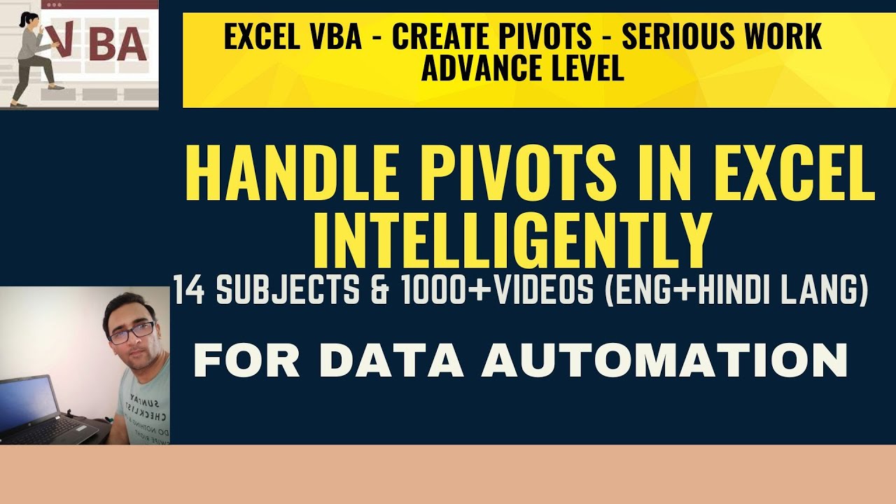 How To Work With Pivots In Vba Advance Programming For Developers Youtube 9211