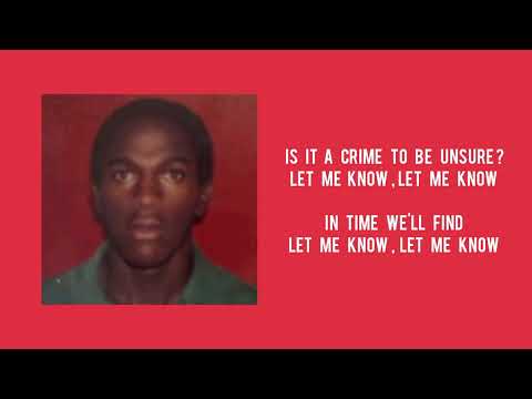 Daniel Caesar - WHO KNOWS [lyrics video]