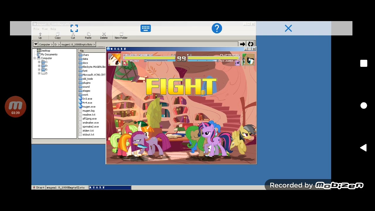 Lily Mugen Battle #604: My Little Pony Party 4v4 - YouTube