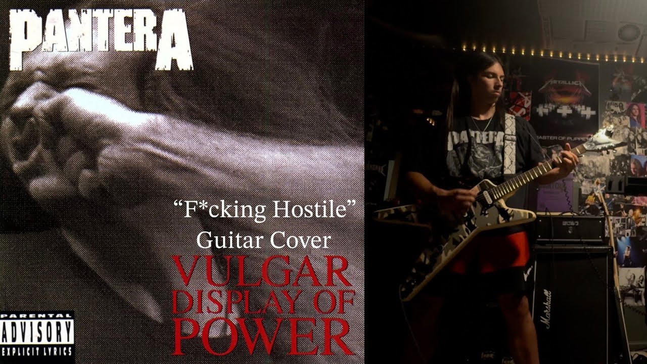 Guitar Cover of “F*cking Hostile” by Pantera - YouTube