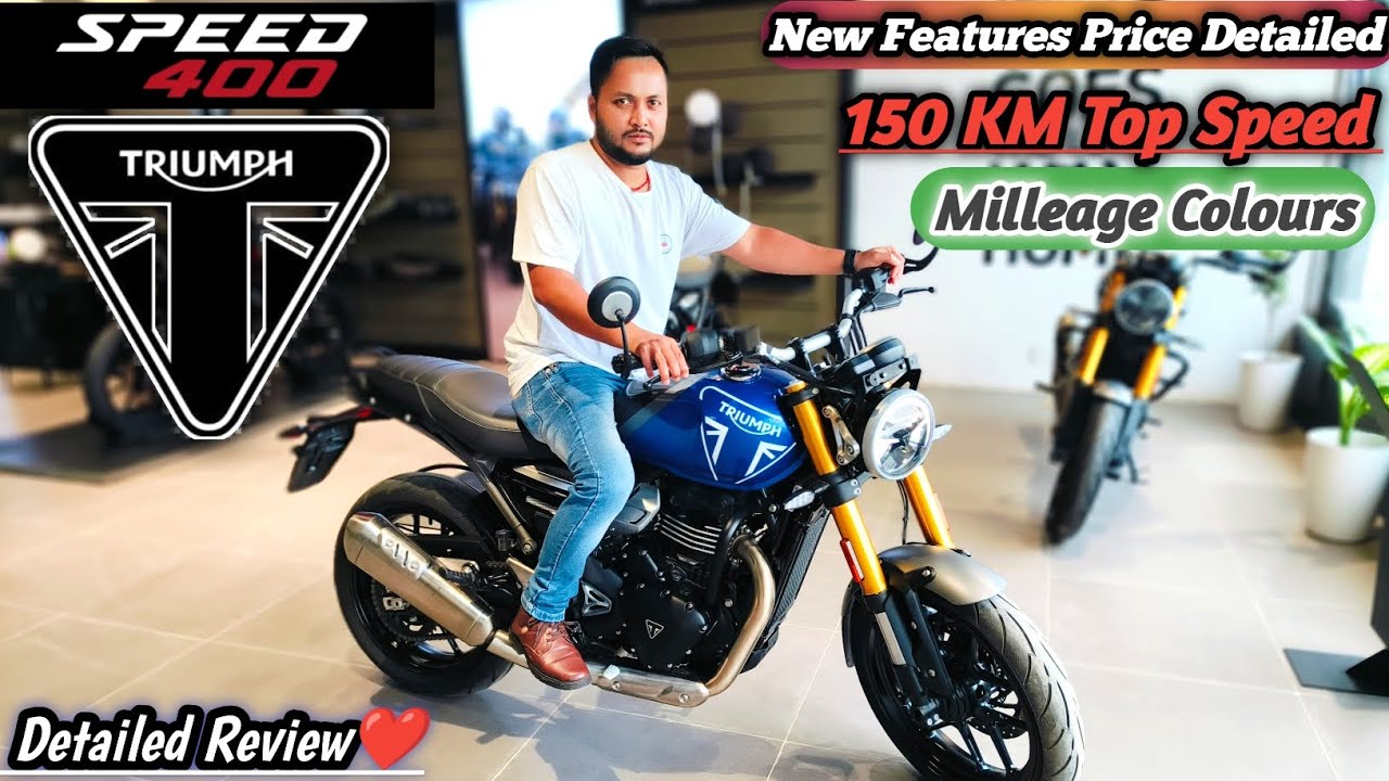 New Triumph Speed 400 E20 Bs6💙 New Features || Milleaga, Colours, On ...