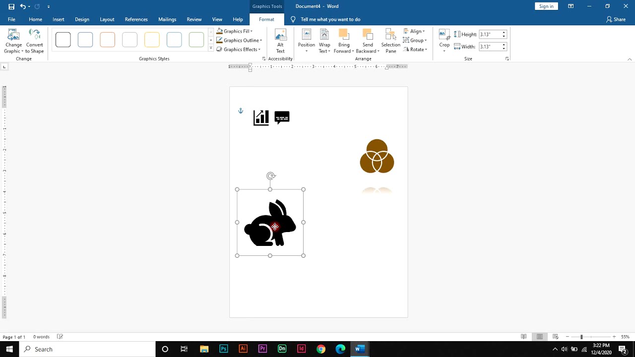 how to insert the icons in ms office|word|2020 - YouTube