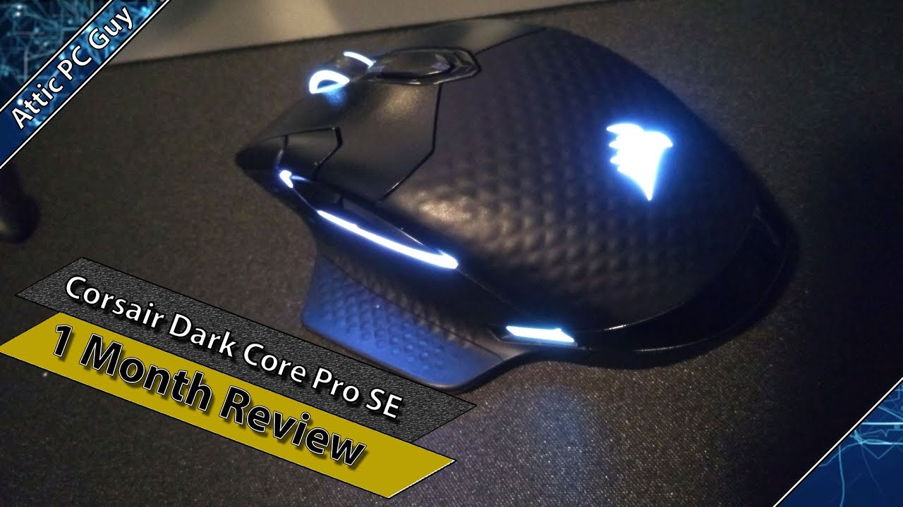 Corsair Dark Core Pro SE Review - After a month of usage! - YouTube
