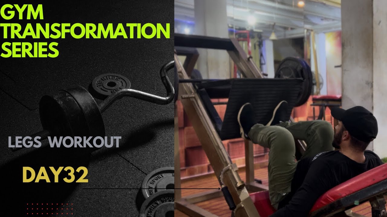Gym transformation Series|Day32|Legs Workout - YouTube