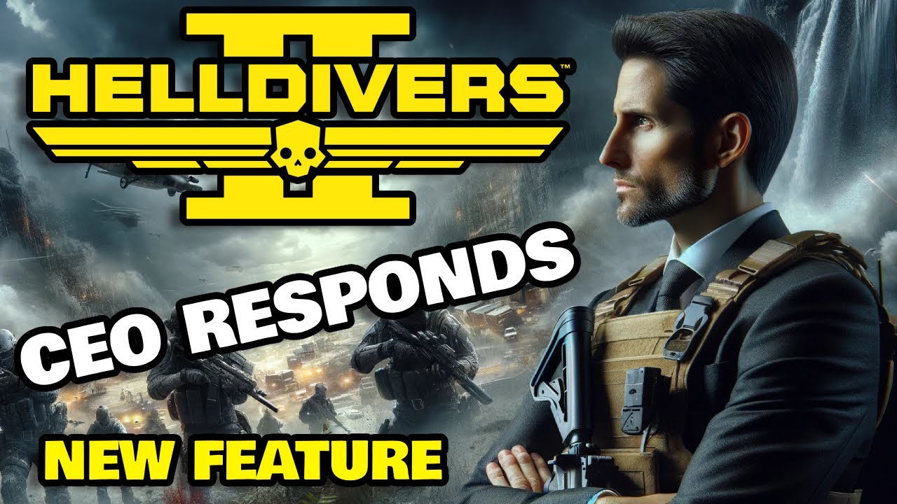 Helldivers 2 CEO responds to huge new feature for the game! - YouTube