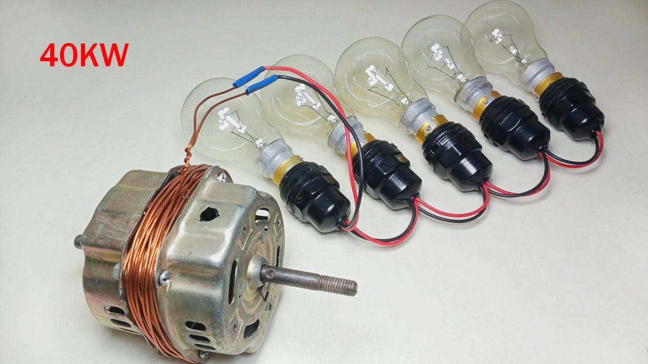 Make 40kw Free Energy 240v Generator Coper Coil Permanent Magnet ...