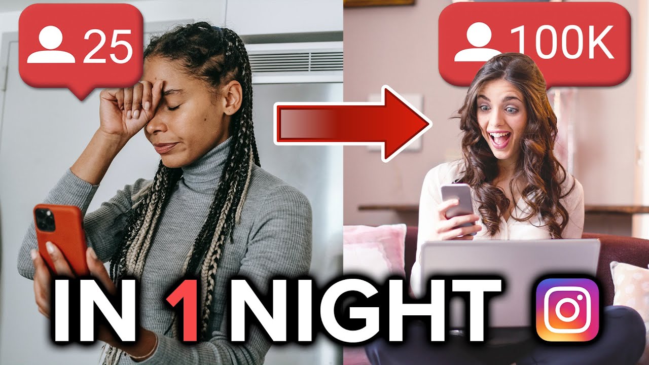 How To Grow 100k Followers on Instagram OVERNIGHT (NEW SECRET TO GROW ...