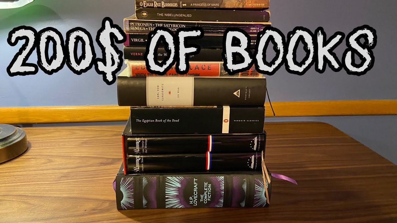 I bought 200$ worth of Books, here are those Books… - YouTube