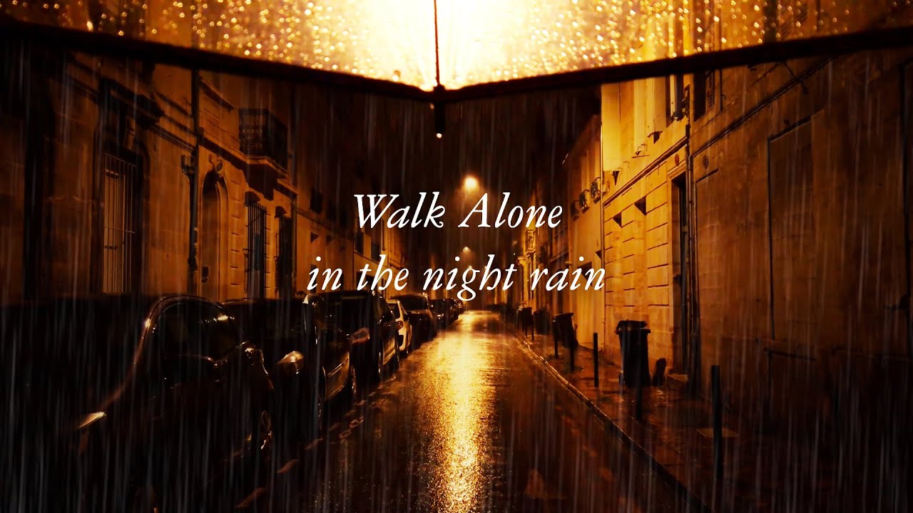 Walking Alone in the Night Haevy Rain Walk in Bordeaux 4k France | ASMR ...