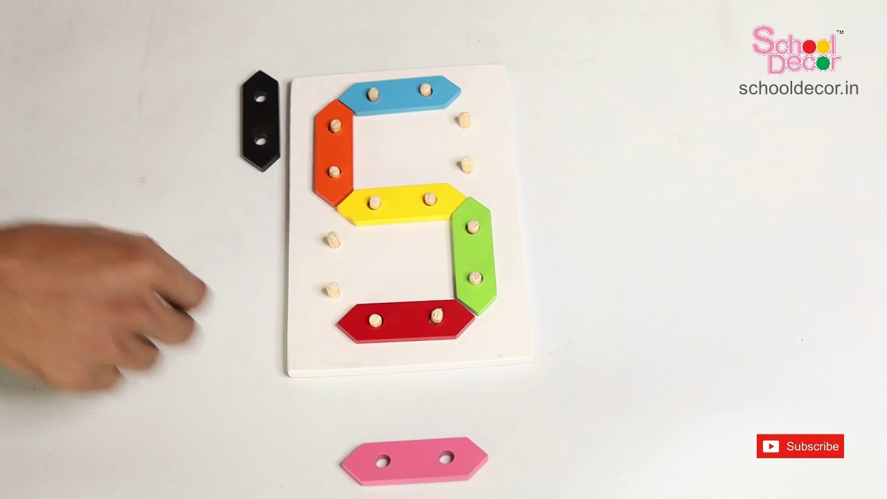 Wooden Digital Number Learning Toy || Educational Toy - YouTube