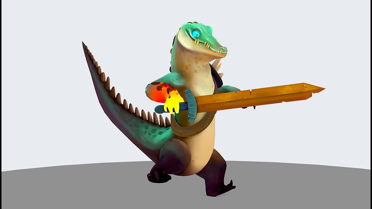 Crocodile Jump Animation - BREAKDOWN - YouTube