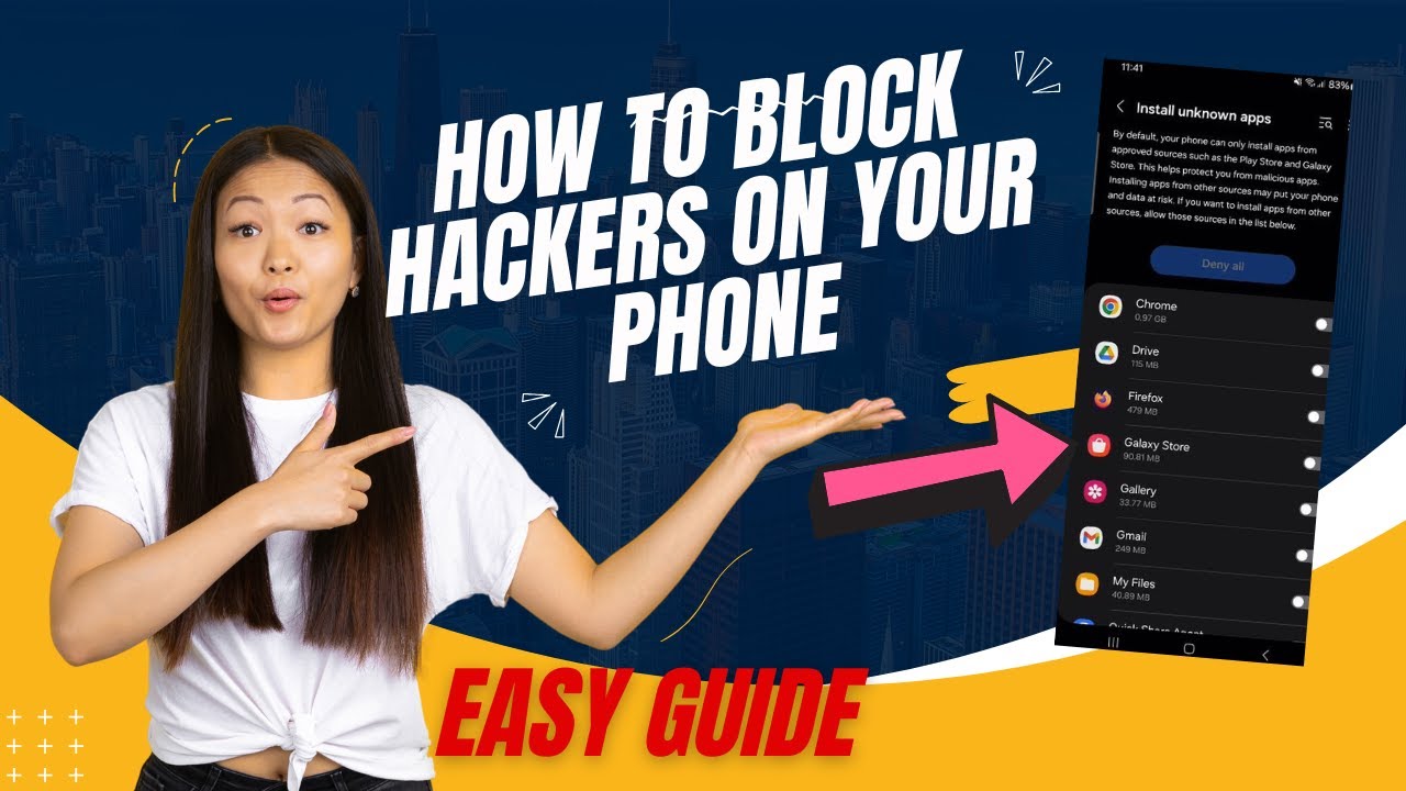How To BLOCK HACKERS on your phone - YouTube