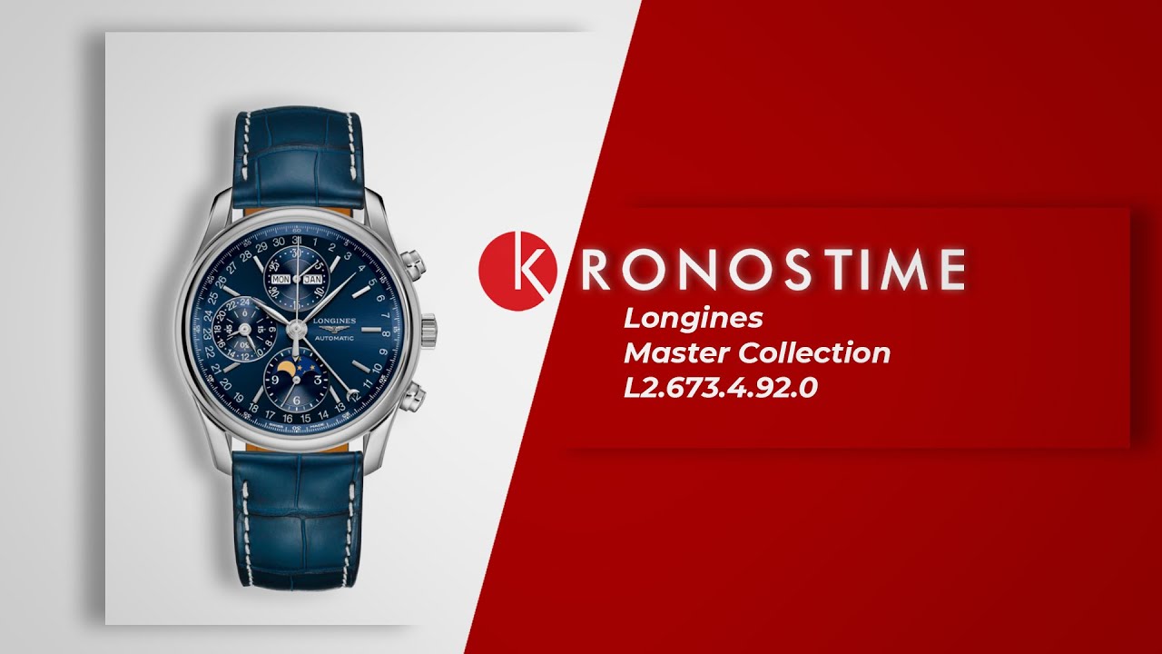 Longines Master Collection L2.673.4.92.0 (L26734920) обзор часов ...