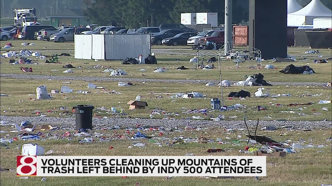 Cleaning up IMS following the Indy 500 - YouTube