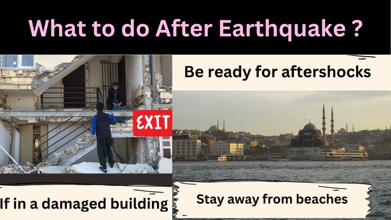 10 Safety Measures After an Earthquake | Emergency Preparedness | How ...