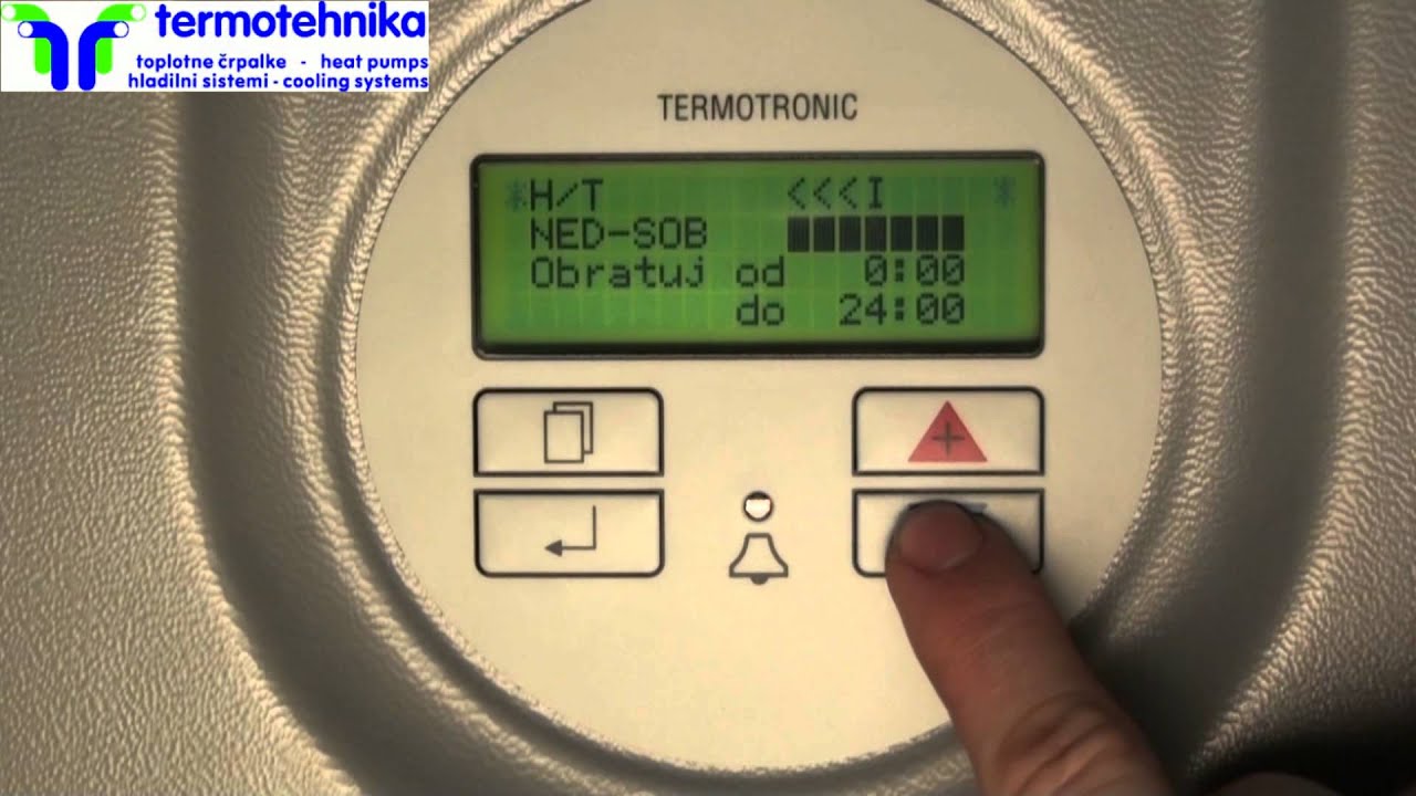 TT3000 2.3 Nastavitev ogrevanja - korekcija krivulje - YouTube