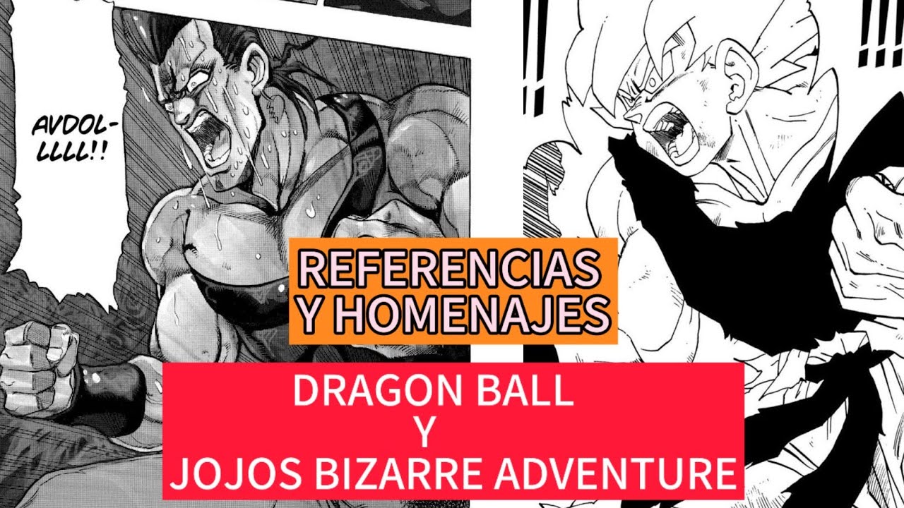 DRAGON BALL y JOJOS BIZARRE ADVENTURE. REFERENCIAS Y HOMENAJES - YouTube