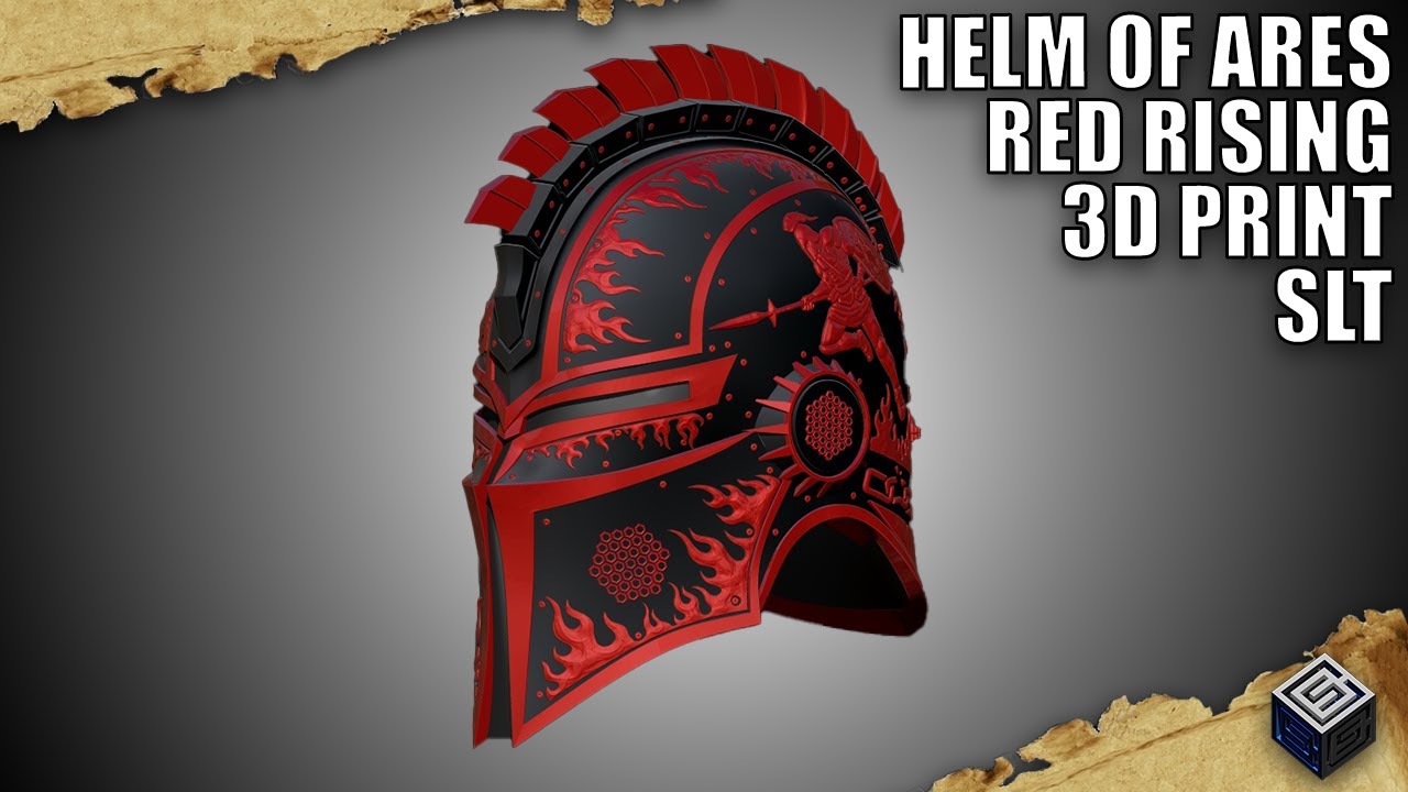 Ares Helm God of War Red Rising - YouTube