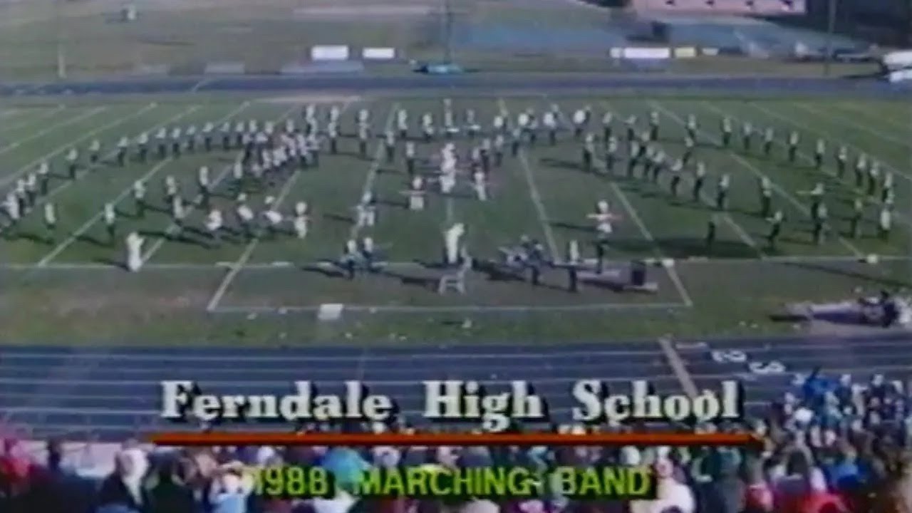 1988 Ferndale High School Golden Eagle Marching Band ... MCBDA State ...