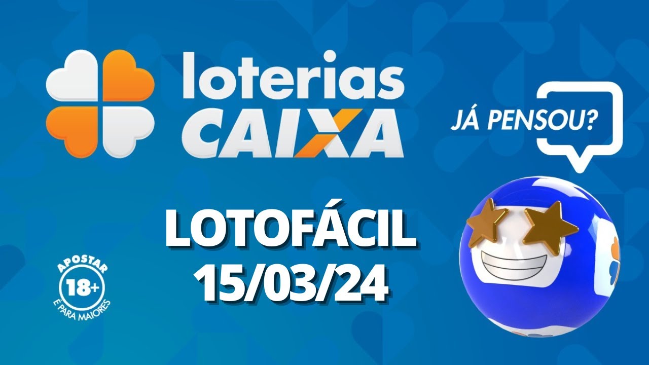Resultado da Lotofácil - Concurso nº 3054 - 15/03/2024 - YouTube