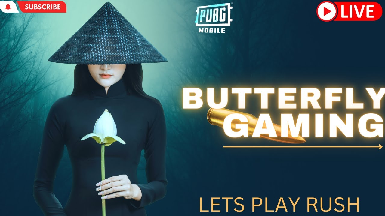 BUTTERFLY GAMING LIVE #Butterflygaming #pubgm - YouTube