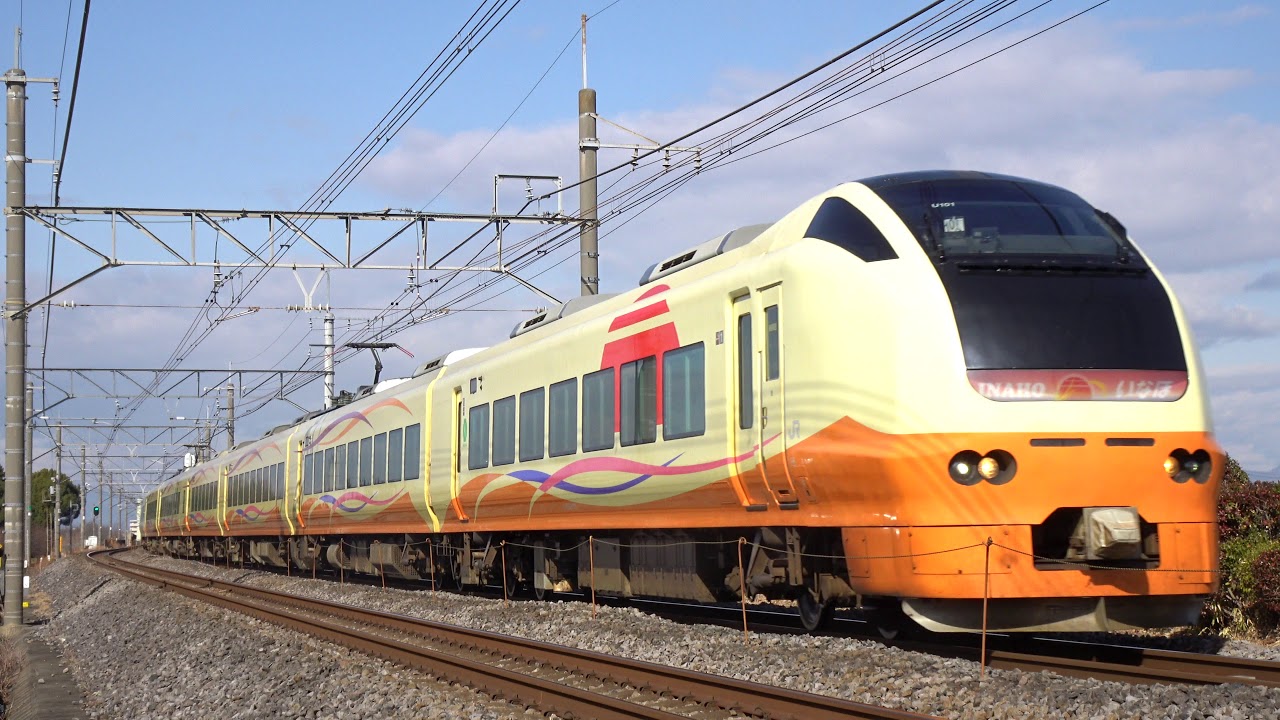 〔4K UHD|cc〕JR東日本・高崎線：新町～神保原駅間、E653系+E231系/特急『ほくほく十日町雪祭り号』回送走行シーン。《回9834M》 - YouTube