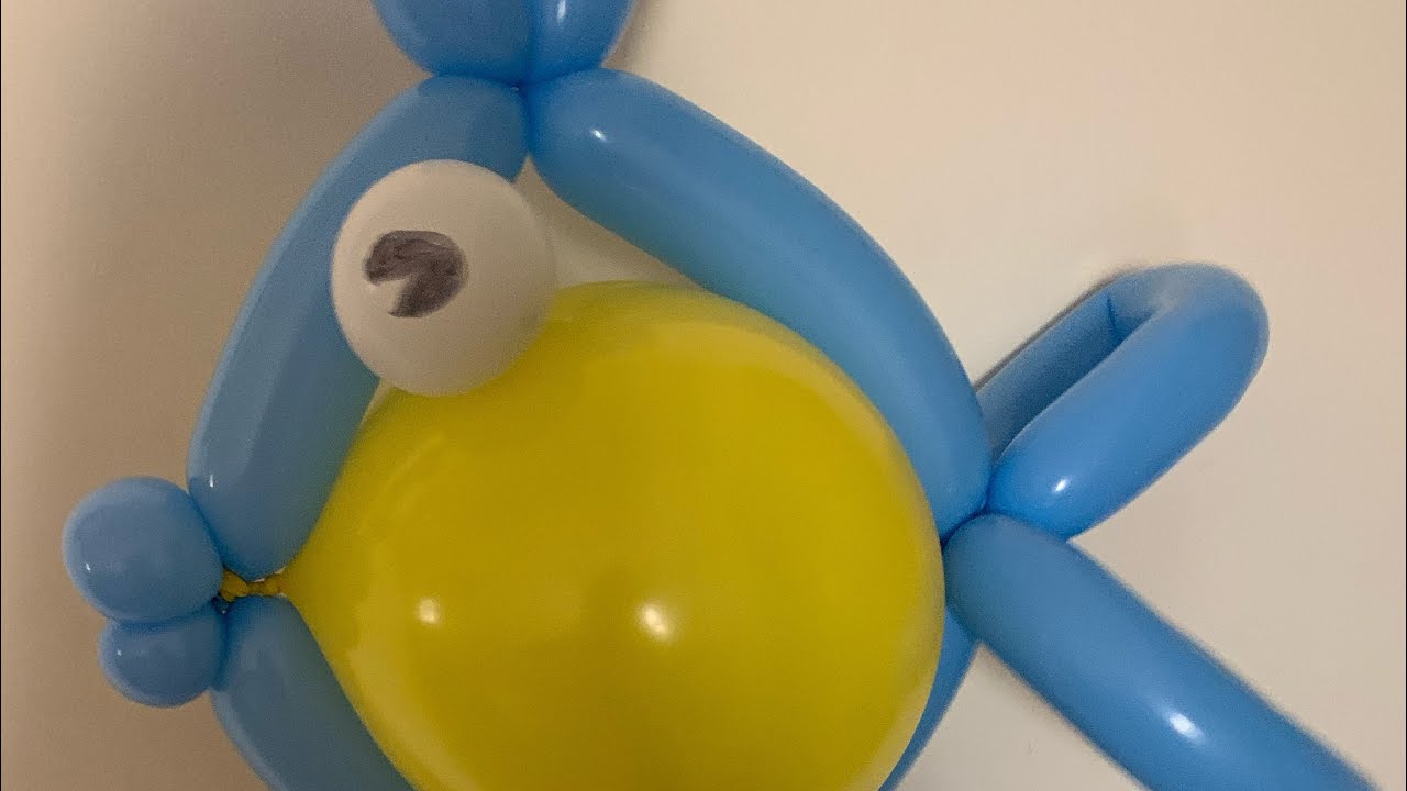 Balloon DIY - Flounder from The little mermaid. - YouTube