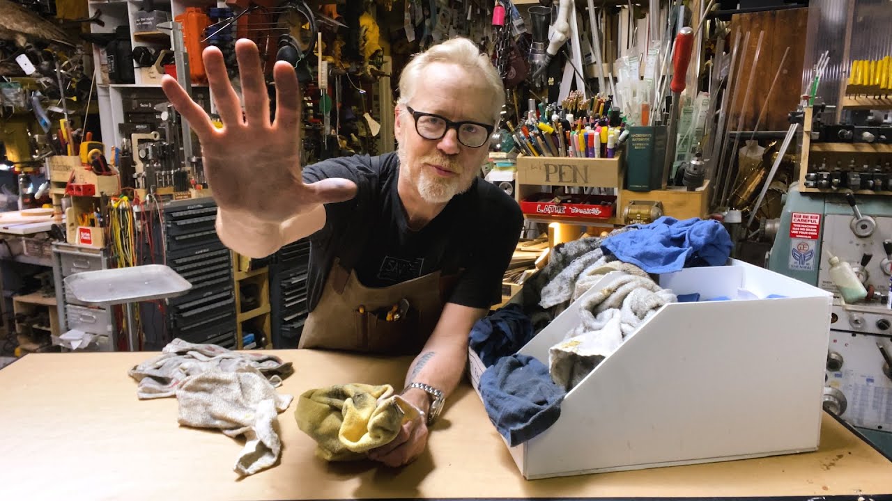 Adam Savage's Favorite Tools: Essential Shop Rags! - YouTube