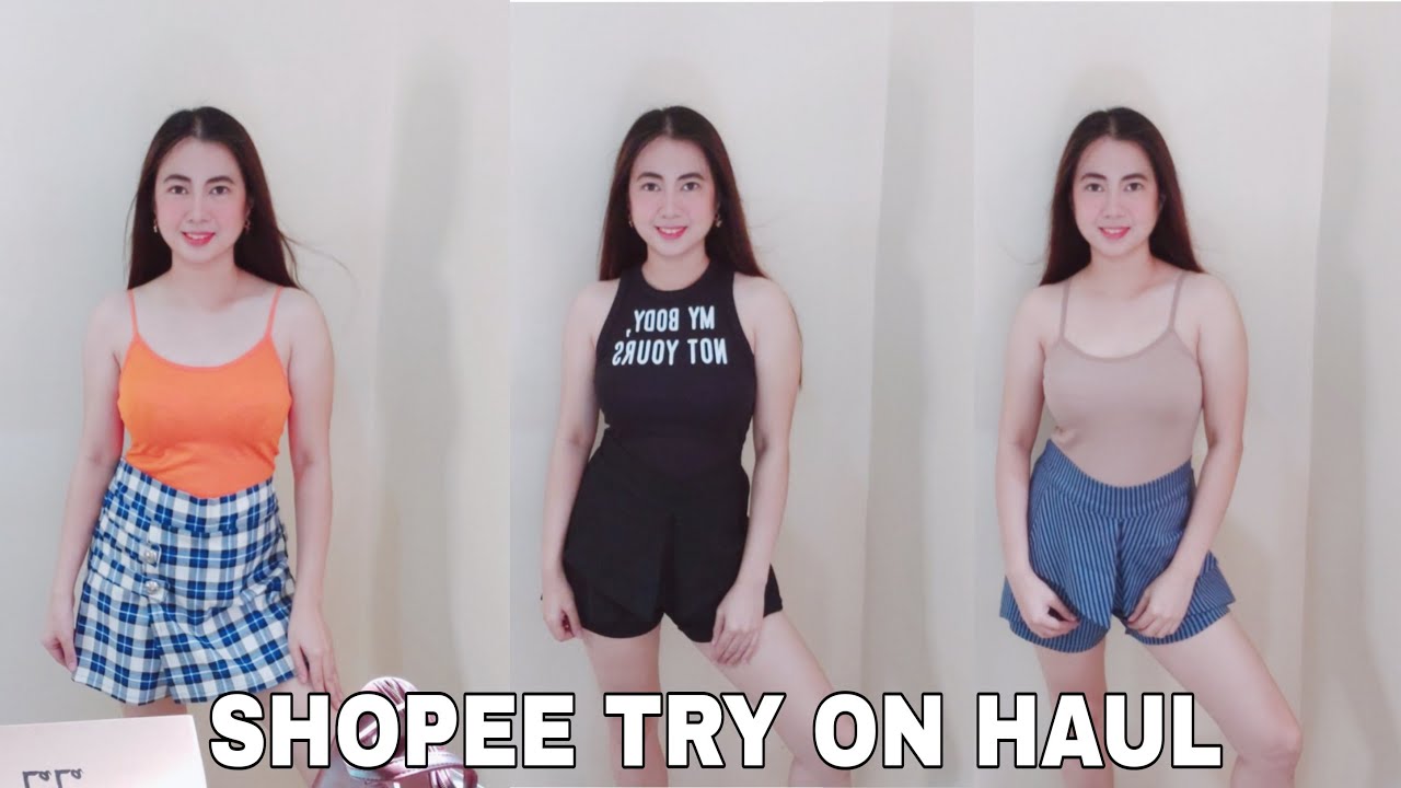 SHOPEE TRY ON CLOTHING HAUL + AFFORDABLE ACCESSORIES - YouTube
