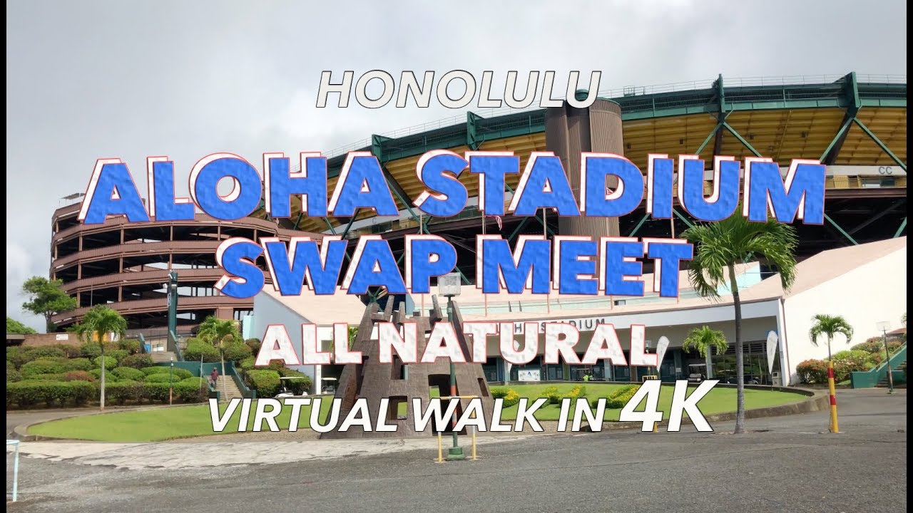 Aloha Stadium Swap Meet Aloha Flea Market 4/4/2018 [4K] Hawaii - YouTube