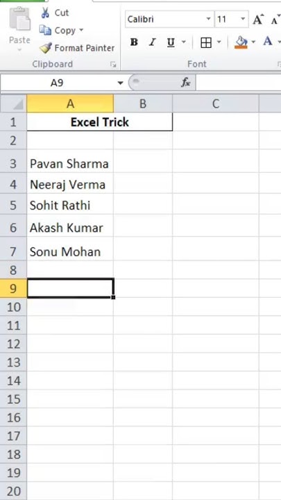 Excel Trick Excelformula Exceltips Exceltutorial Youtube