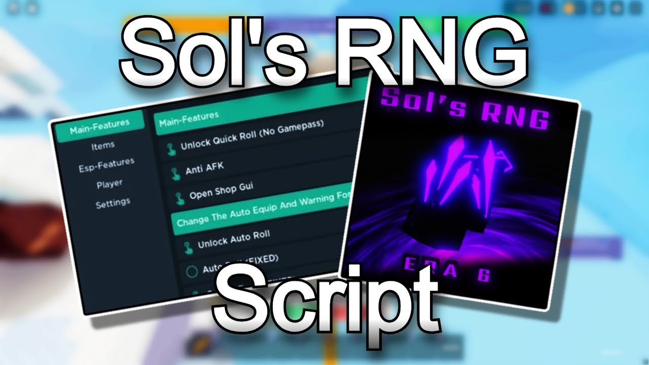 NEW Sol's RNG Script - Auto Roll, Auto Collect, MORE! - YouTube