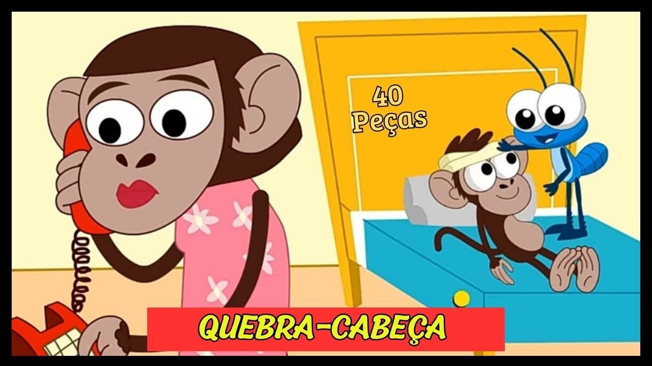 Vídeo infantil l Diversão Sem Fim: Bob Zoom e os Macacos Pulando na ...