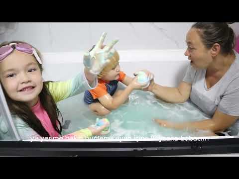 BUĞLEM BULUT JAKUZİDE BANYO TOPU DENEDİ ??