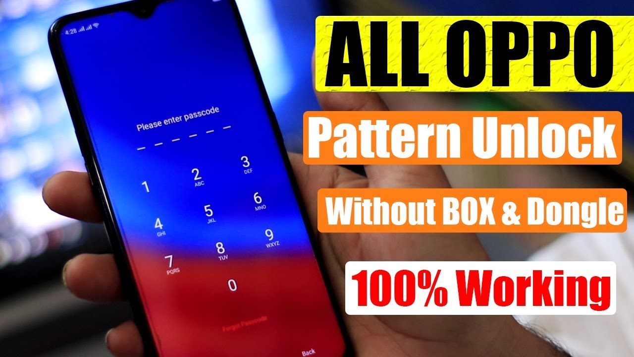 OPPO (CPH1823) Pattern Unlock Without Box & Dongle || ALL OPPO Pattern ...