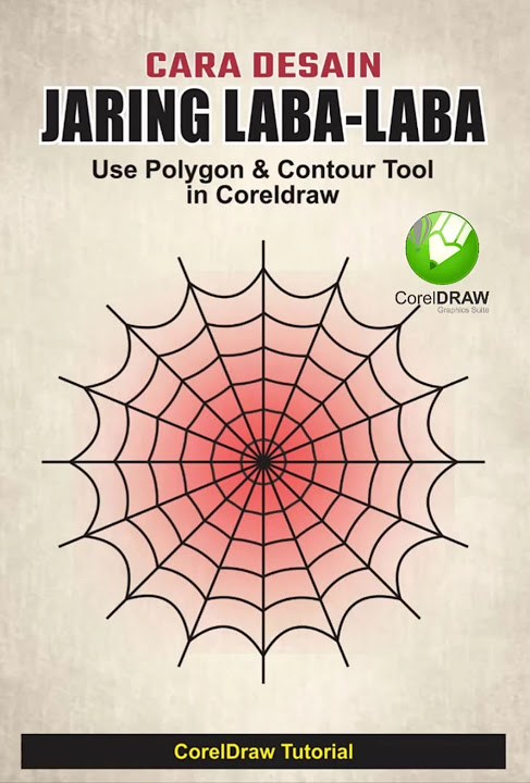 Cara Membuat Jaring Laba Laba - Use Polygon and Contour Tool in Coreldraw #tutorial - YouTube