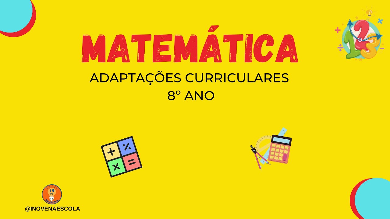 Matemática 8º ano - Atividades Adaptadas - YouTube