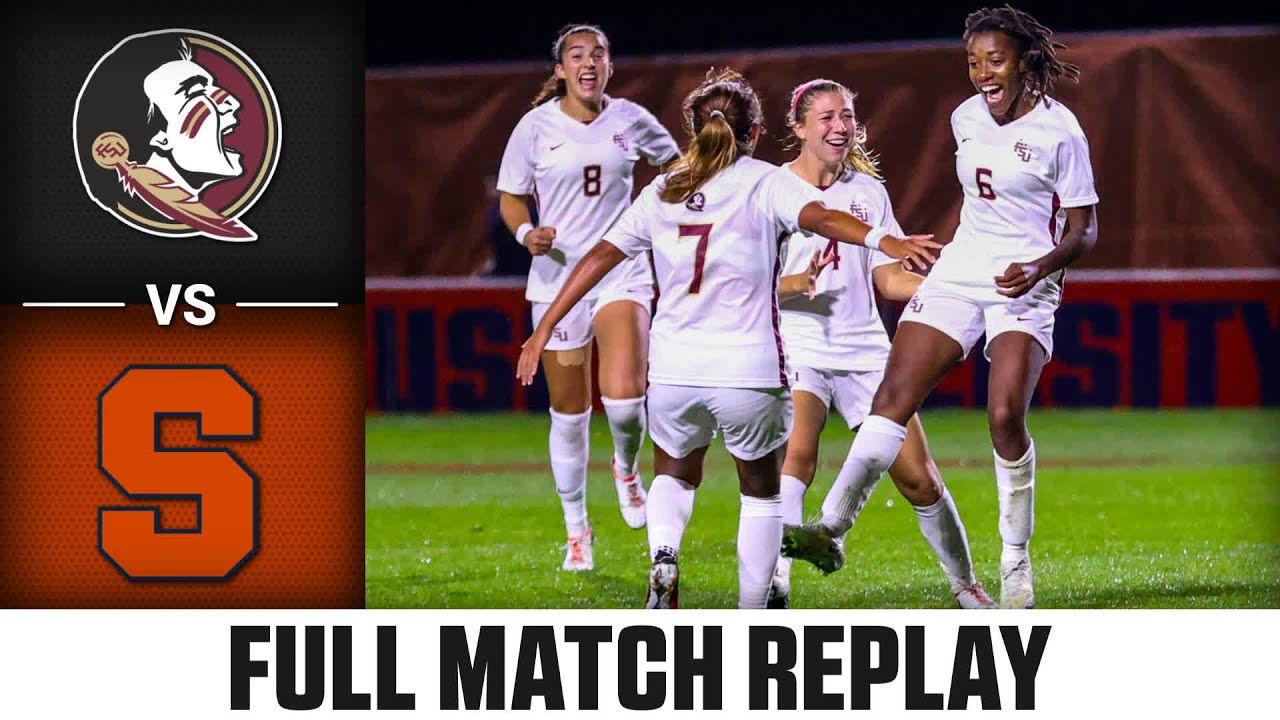 Florida State Vs Syracuse Full Match Replay 2023 Acc Womens Soccer