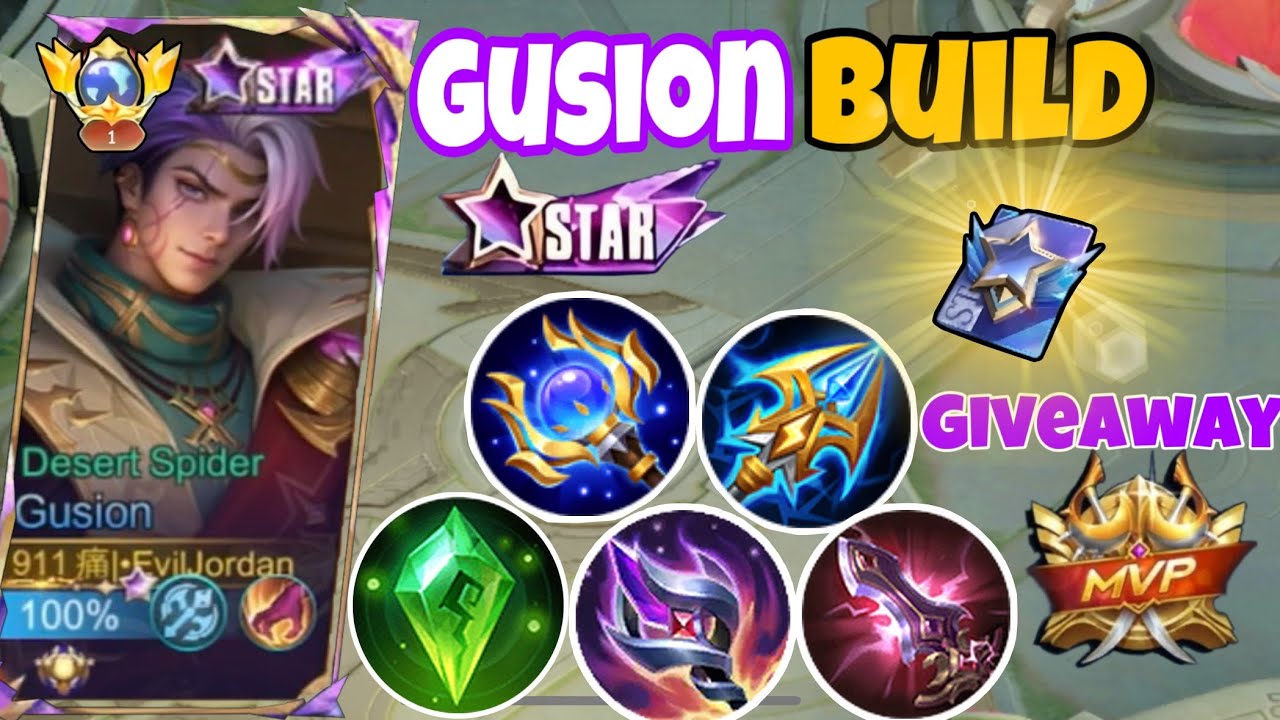 NEW GUSION STARLIGHT WITH BEST BUILD | GUSION | JULY STARLIGHT | MLBB ...